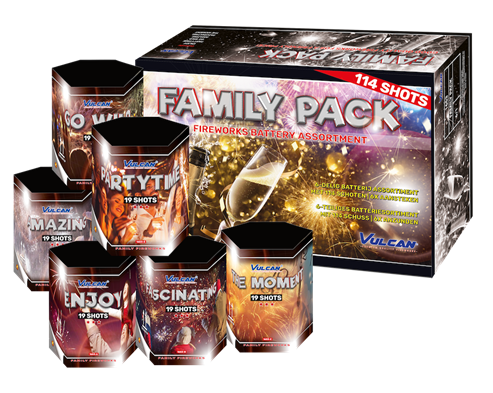 Vulcan Pyrotechnics Family Pack – JordansFireworks