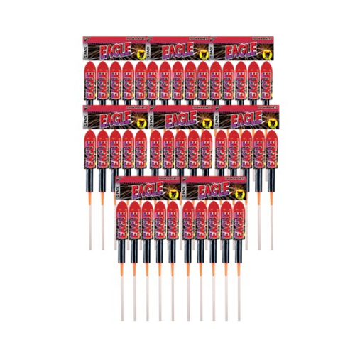 Eagle rocket pack Bulk pack of 40 rockets – JordansFireworks