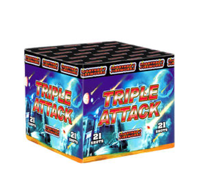 Jonathan's Fireworks Triple Attack 21 Shot Firework – JordansFireworks