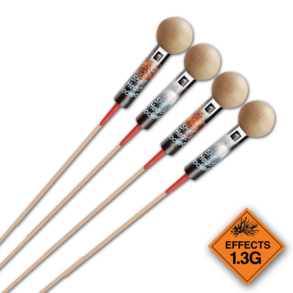 Shellhead Rocket Pack by Zeus Fireworks. – JordansFireworks