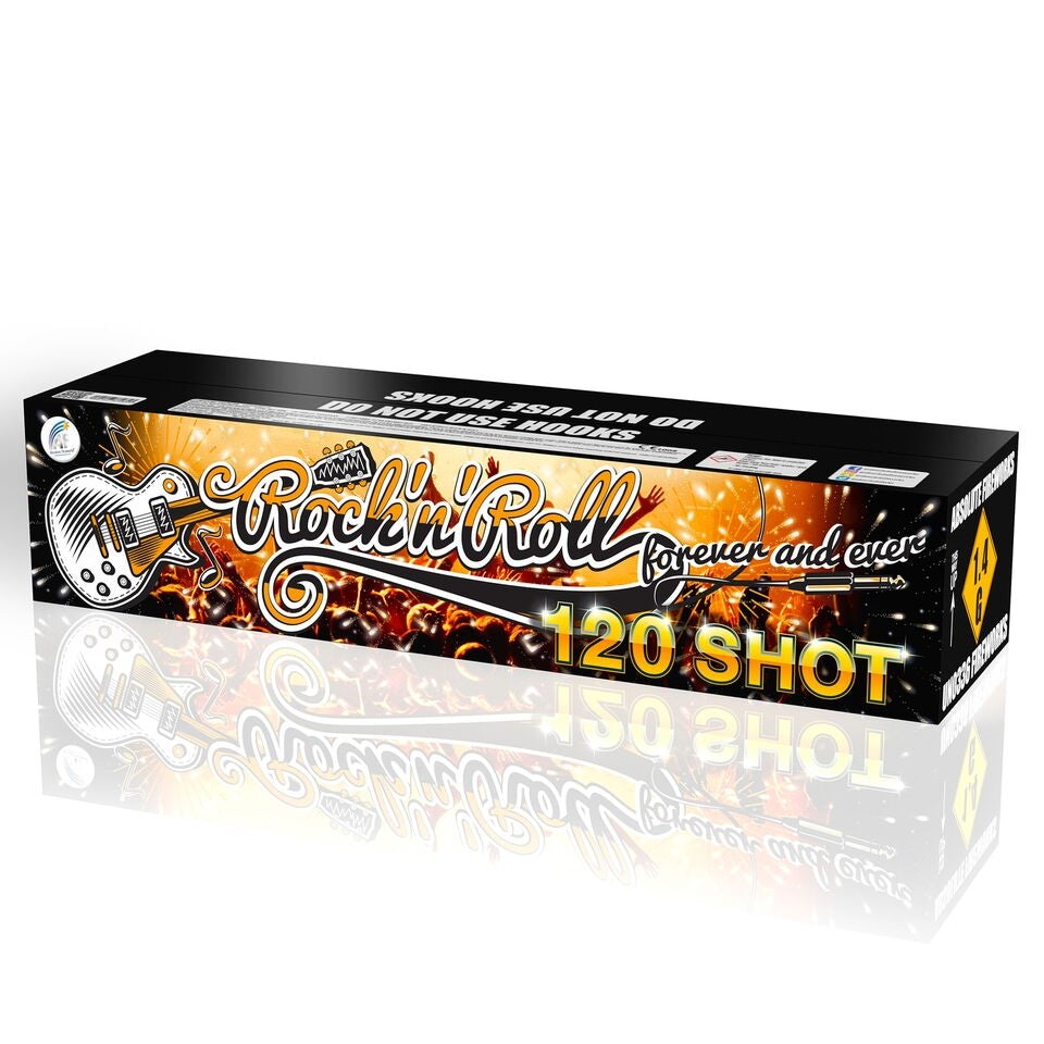 Rock n Roll 120 shot by Absolute Fireworks. – JordansFireworks