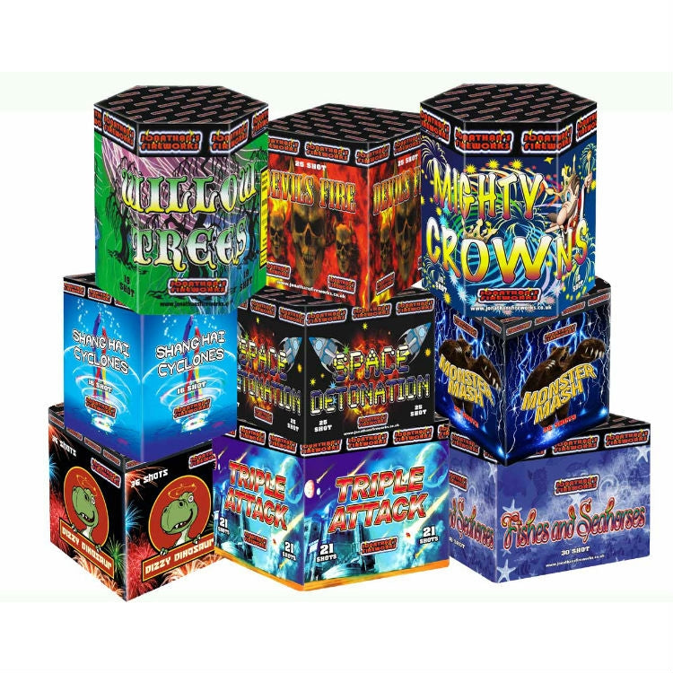 Aerial Barrage Firework Assortment. – JordansFireworks