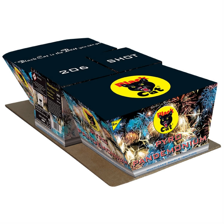Pyro Pandemonium compound firework. – JordansFireworks